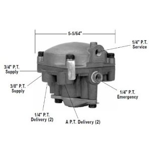 EME. RELAY VALVE 281865 - PeteTruckParts.com